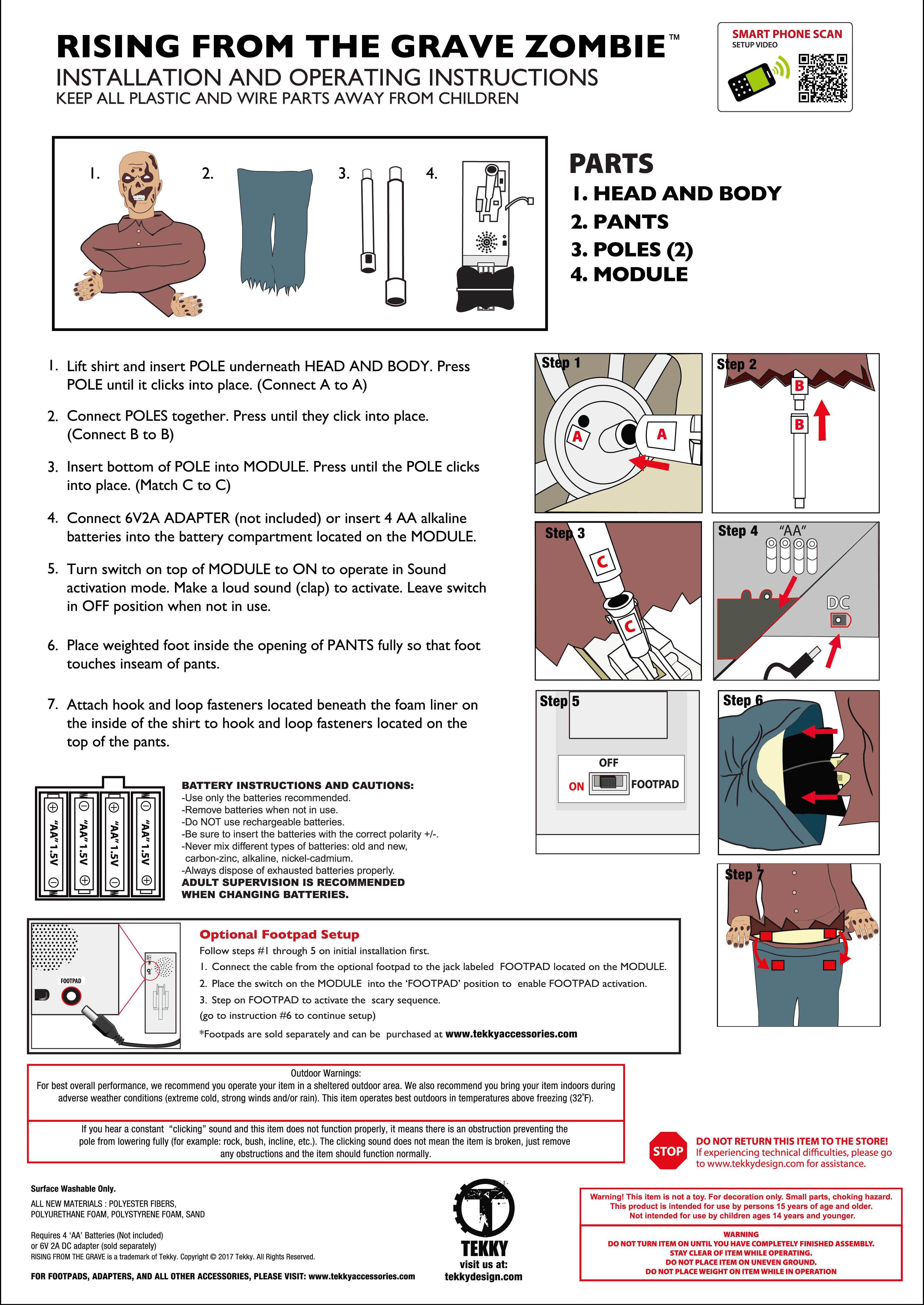 Tekky Design - Halloween Item Details